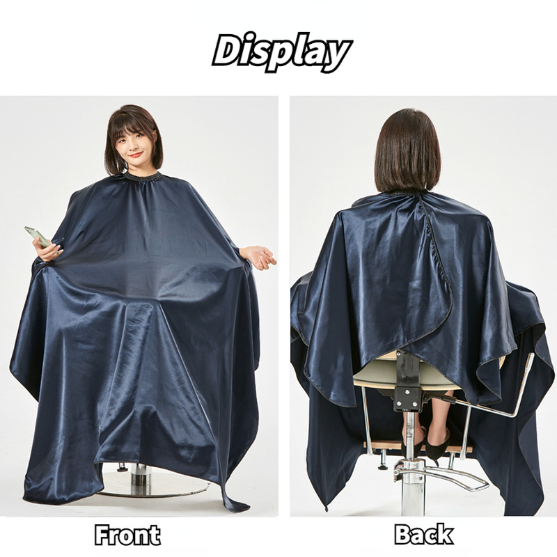 Salon Hairdressing Apron Barbers Hair Cutting Gown Cape Waterproof ...