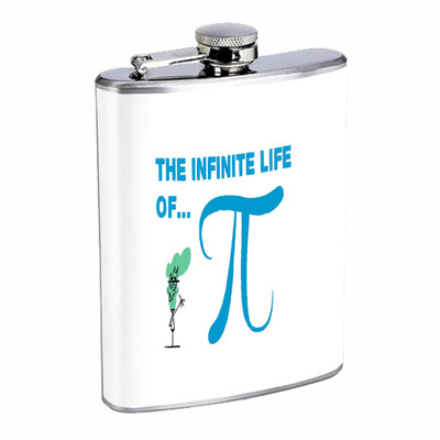 Pi Sign D2 Flask 8oz Stainless Steel Hip Drinking Whiskey | eBay