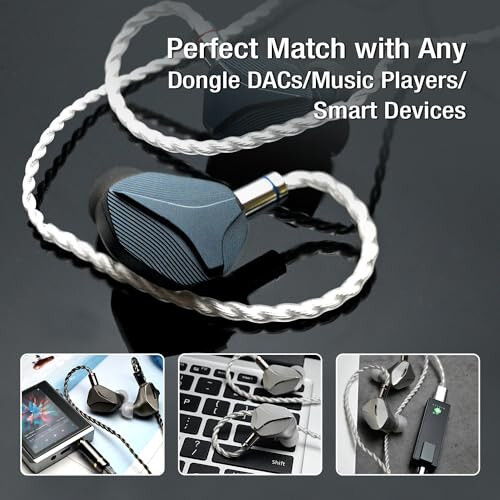 HIDIZS Earphones Wired MP145 Noise Canceling for Gaming High Resolution ...