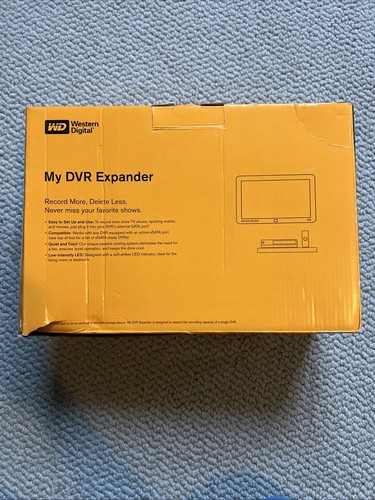 WD Western Digital DVR Expander BRAND NEW & SEALED 1 TB 120 hrs HD 600 ...