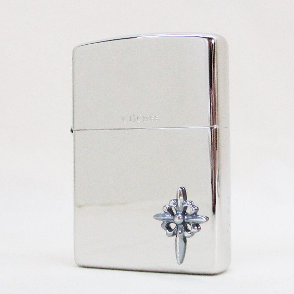 ZIPPO oil Lighter one point cross metal CHN-SBM3 with serial number ...