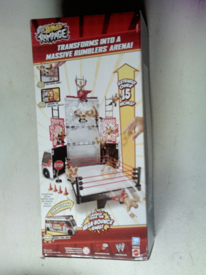 WWE TRANSFORMING TOUR BUS WITH THE ROCK RARE | eBay