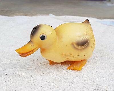 1900s Vintage Scarce Unique Tm Celluloid Duck Toy Mint Condition Japan ...