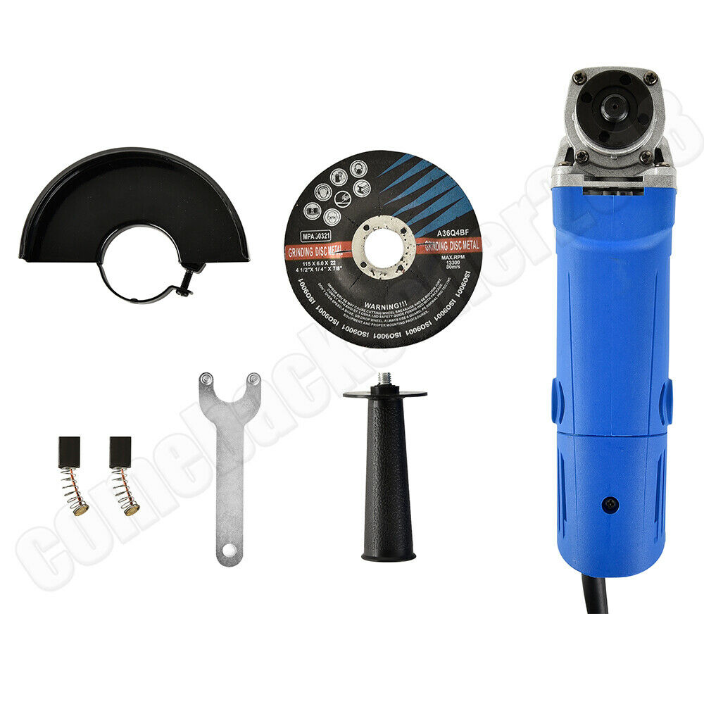Electric Angle Grinder 115mm Small Angle Grinding Heavy Duty 230V ...
