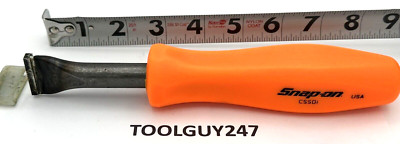 SNAP ON TOOLS USA ORANGE Hard Handle 8" Heavy-Duty Carbide Scraper ...