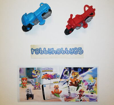 Série Complète Moto (VD128 - VD129) + 2 Bpz Kinder surprise Italie 2022 ...