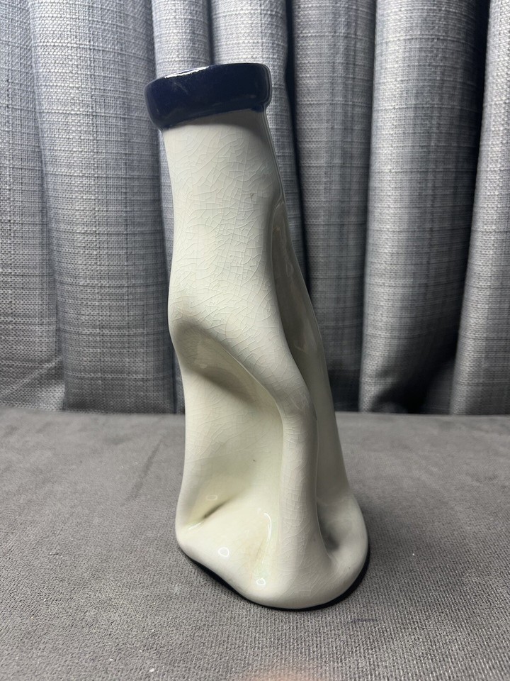 Rocky Mountain Pottery Smashed Bottle Vase Thermopolis Wyoming Crackle ...