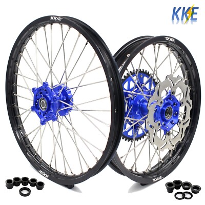 KKE 21/18'' Wheels Rims Fit Yamaha YZ125 YZ250 1999-2026 YZ250F YZ450F ...