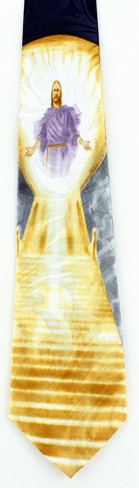 Heaven's Stairway Men's Necktie Christian Jesus Christ Relgious Blue ...