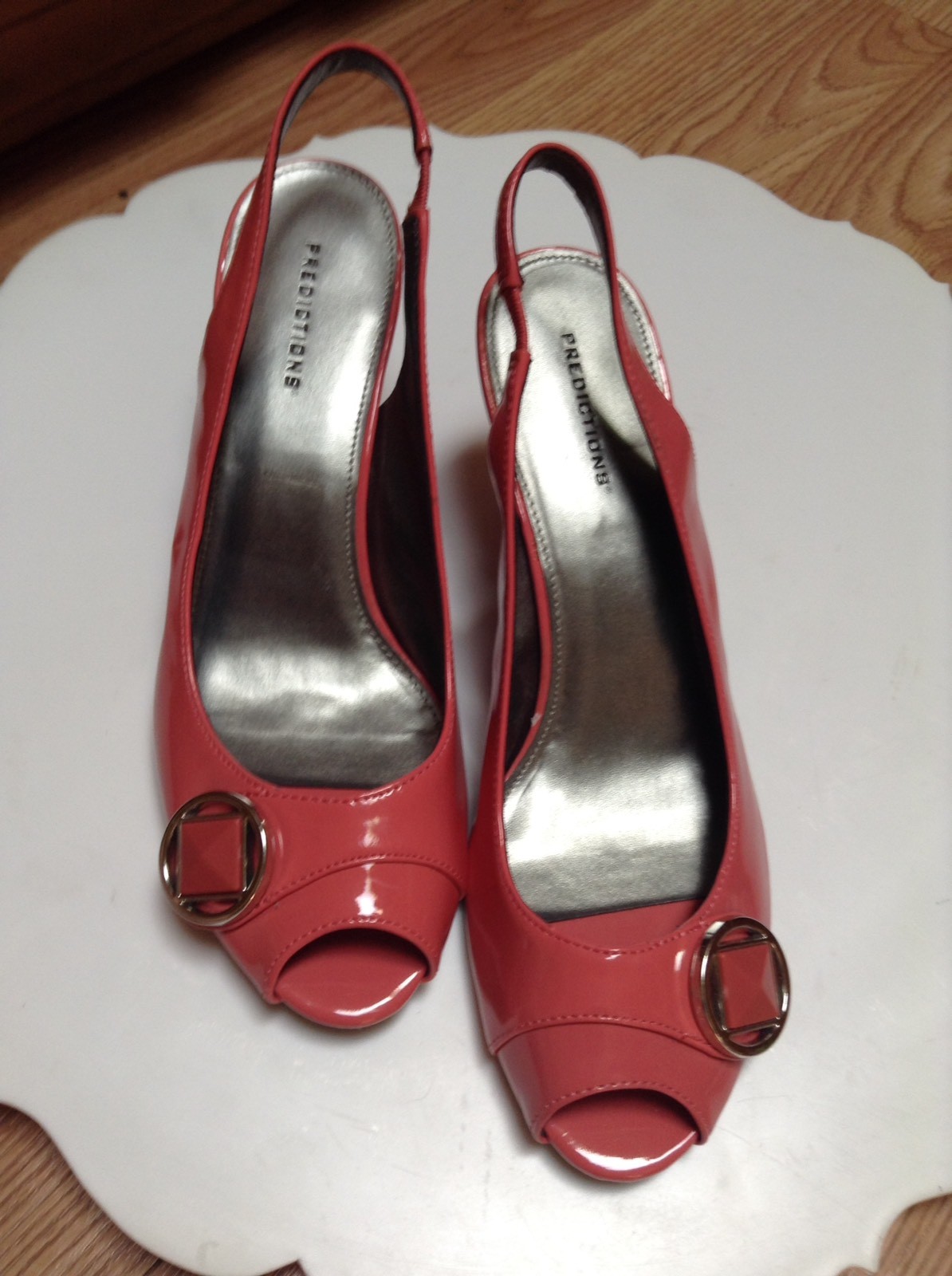 Predictions Salmon Color Wedge Sandals Size 9 Shoes Women's Footwear ...