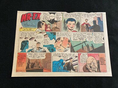 #01 Mr. Ex by Bert Whitman Sunday Tabloid Half Page Comic Strip October ...