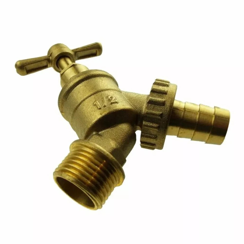 Brass Outdoor Garden Tap Hose Union Bib Tap 1/2" - for Garden Hose | eBay