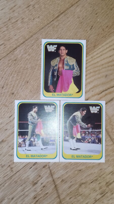 Lot carte 1991 Merlin WWF Italian El Matador Wrestling Trading Cards | eBay