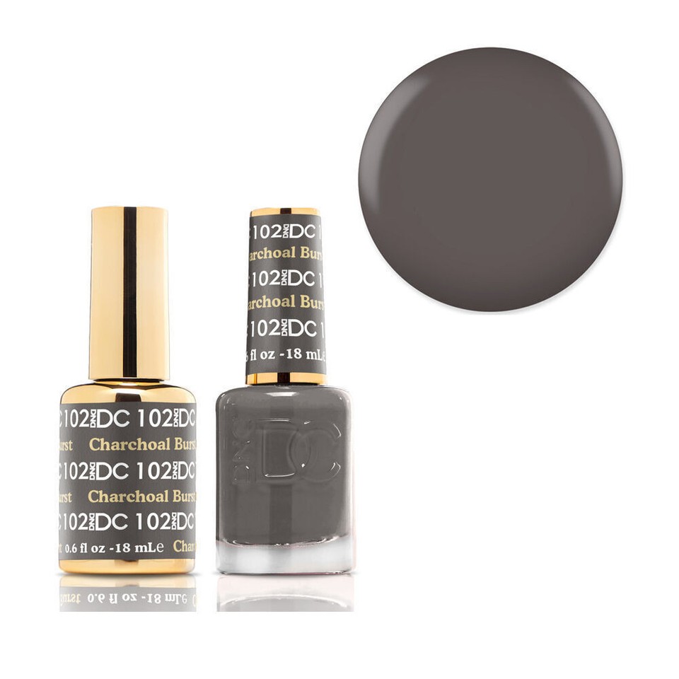 DND 102 Charcoal Burst - DC Collection Gel & Lacquer Duo 18ml | eBay