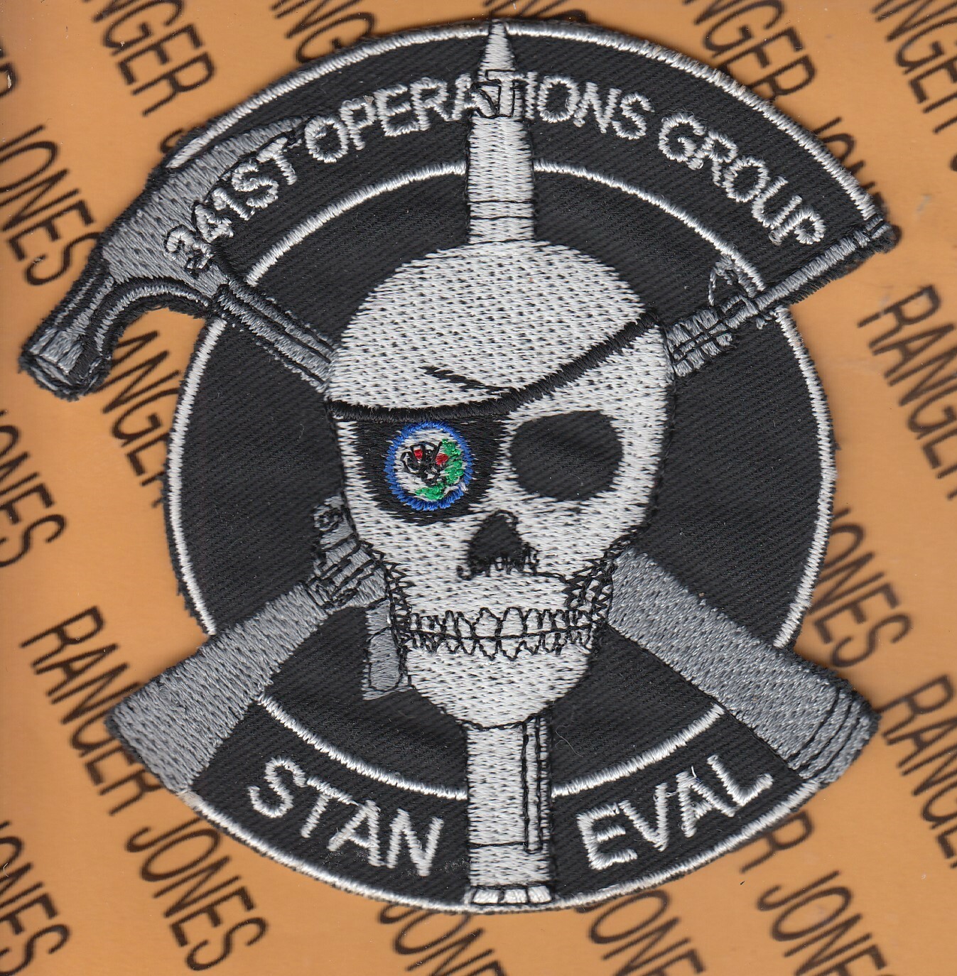 USAF Air Force 341st Operations Group OG Stan Eval 4.25" larger patch c ...