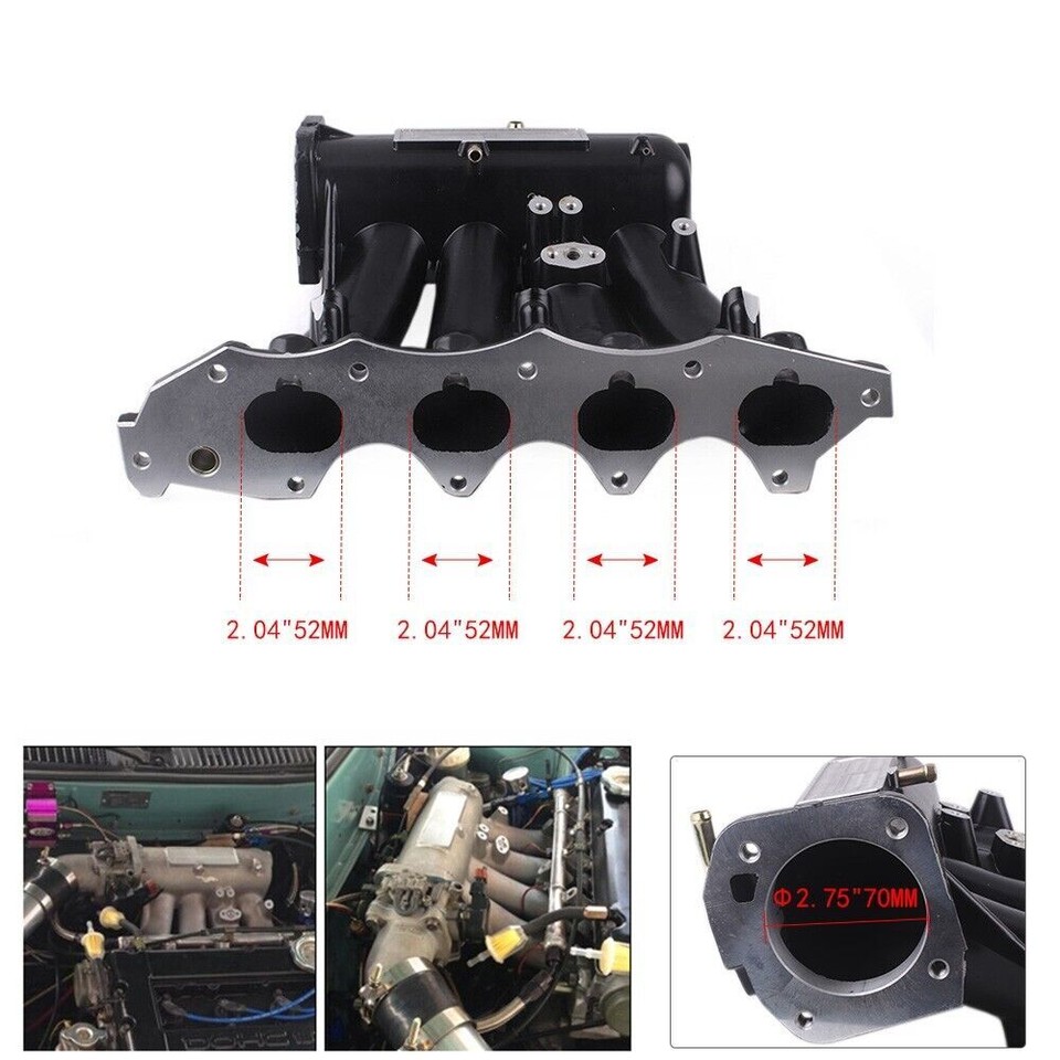 Black Pro Series Intake Manifold Acura Integra 1994-2001 GSR B18 B18C ...