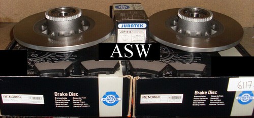 To Fit: RENAULT TRAFIC 1.6 REAR BRAKE DISCS AND PADS FITTED BEARINGS ...