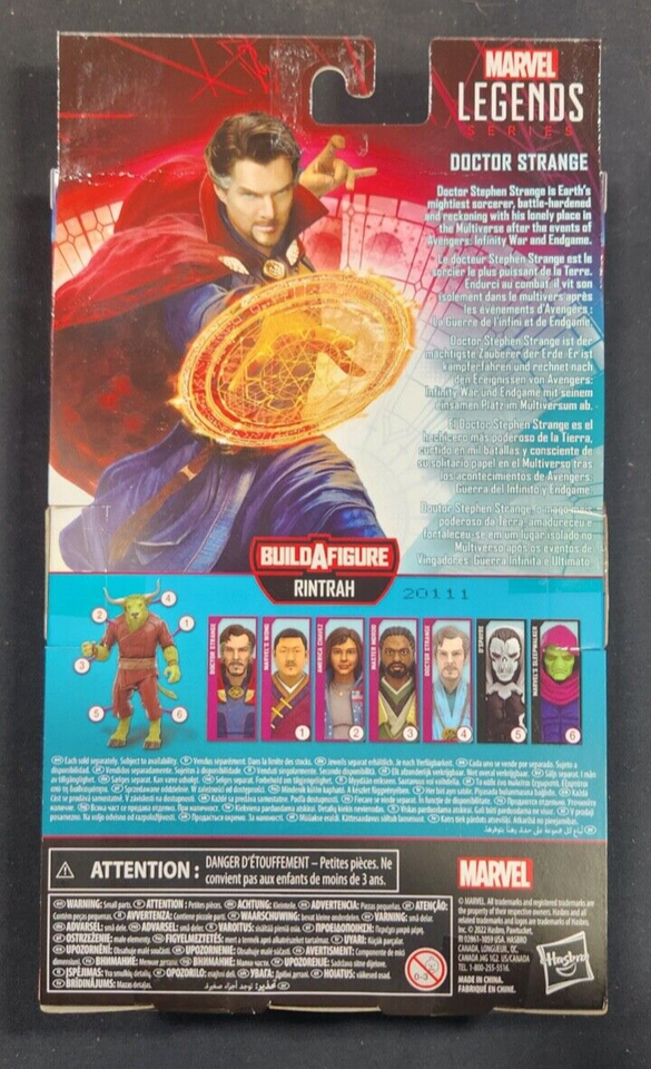 Hasbro Marvel Legends Rintrah Series Doctor Strange 6" Figure New ...