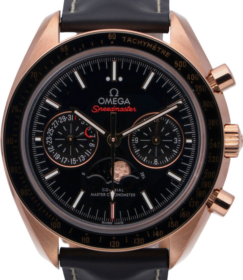 OMEGA Speedmaster Moonphase - 44.25 mm, Rose Gold for sale | eBay