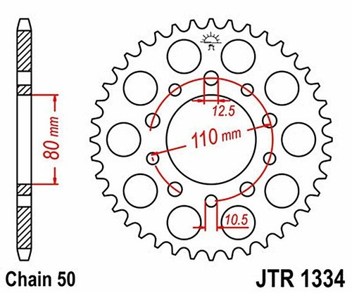 Honda VF750 C/CD/2 Magna 94-04 JT/JT 530X1R X-ring Chain and Sprocket ...