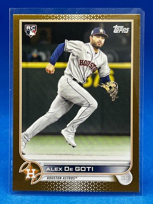 2022 Topps Update Alex De Goti Gold Parallel /2022 #US29 Rookie Card RC ...