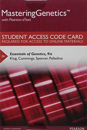 MasteringGenetics with Pearson eText -- Standalone Access Card -- for ...