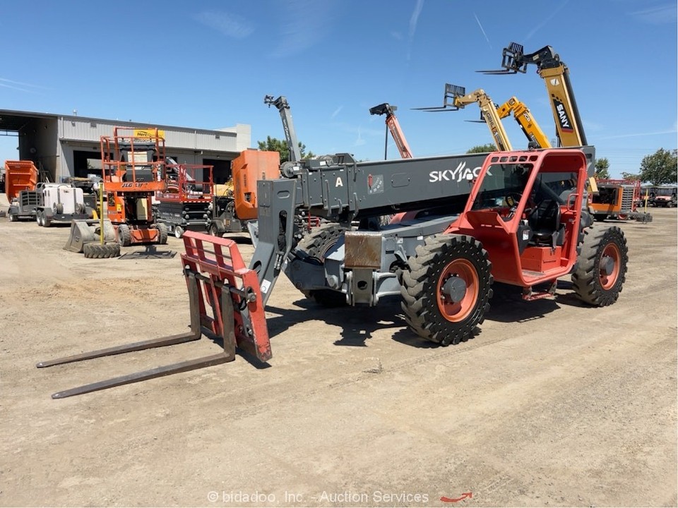 2018 Skyjack SJ1056TH 56' 10k Telescopic Reach Forklift Telehandler Aux ...
