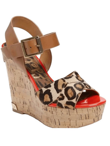 SAM EDELMAN Sasha Platform Wedge Sandals Size 7 - Gem