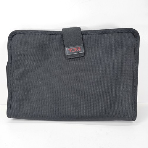 Tumi Laptop Sleeve Black 13" Padded Balistic Nylon Tablet Portfolio ...