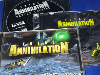 3 PC CD-ROM Set Total Annihilation by Chris Taylor Windows 95/98/XP ...