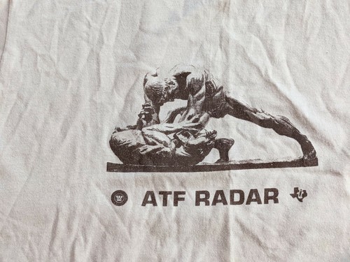 ATF Radar Westinghouse TI Hanes Single Stitch Khaki 50-50 USA L | eBay