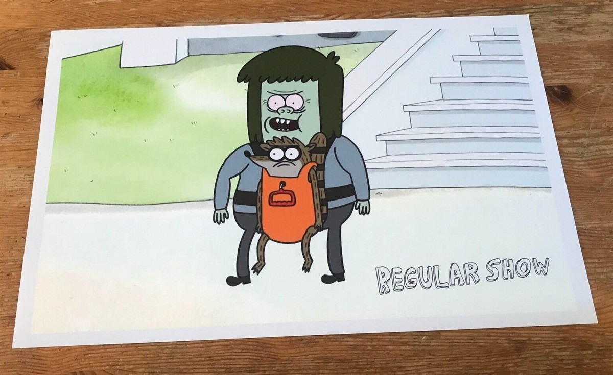 Muscle Man Regular Show Drawing