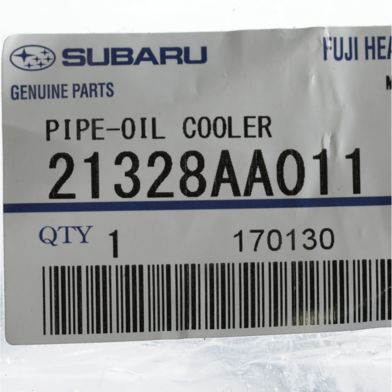 OEM 02-07 Subaru TURBO Engine Oil Cooler Pipe Impreza WRX Legacy NEW ...