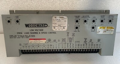 Woodward 2301a / 2301A Low Voltage Load Sharing AND Speed Control 9907 ...
