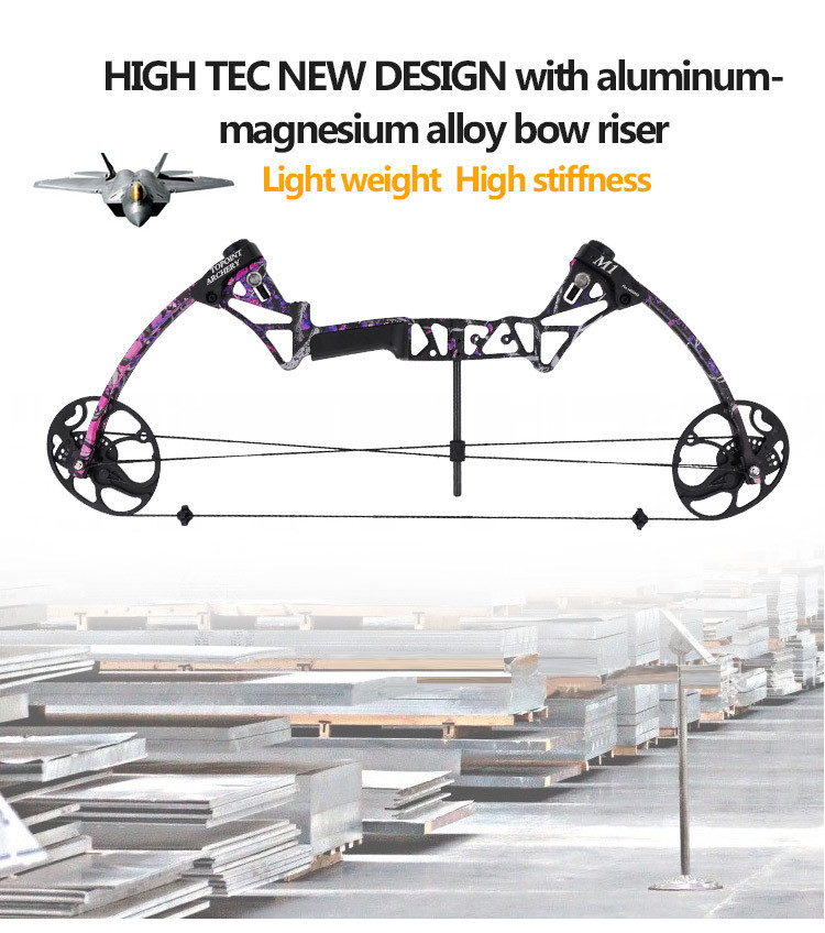 Archery Compound Bow Arrows Set Hunting Target 19-70lbs Right Handed ...