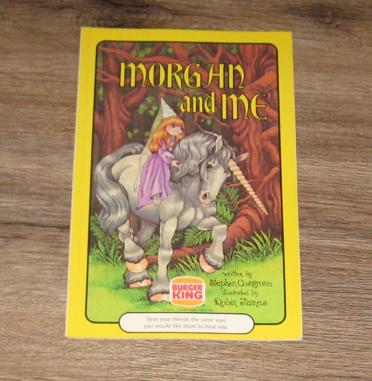 1975 Morgan and Me pb Burger King BOOK Stephen Cosgrove illustrated ...