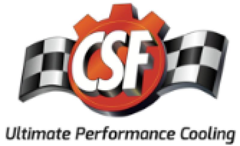 CSF Universal Drag Race / Tuck Radiator w/9in Spal Fan - 10.5in H x ...