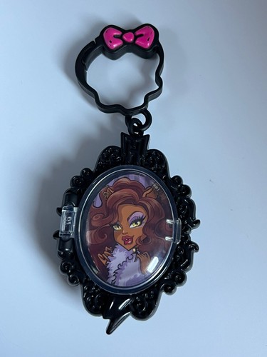 Monster High Clawdeen Wolf Keychain Black Clear Character Opens ...