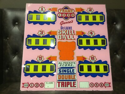Genco’s Back Glass - SIX PLAYER DELUXE SKILL BALL- | eBay
