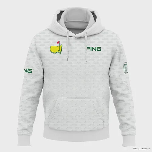 mast.ers tournament golf ping hoodie shirt logo text pattern white ...