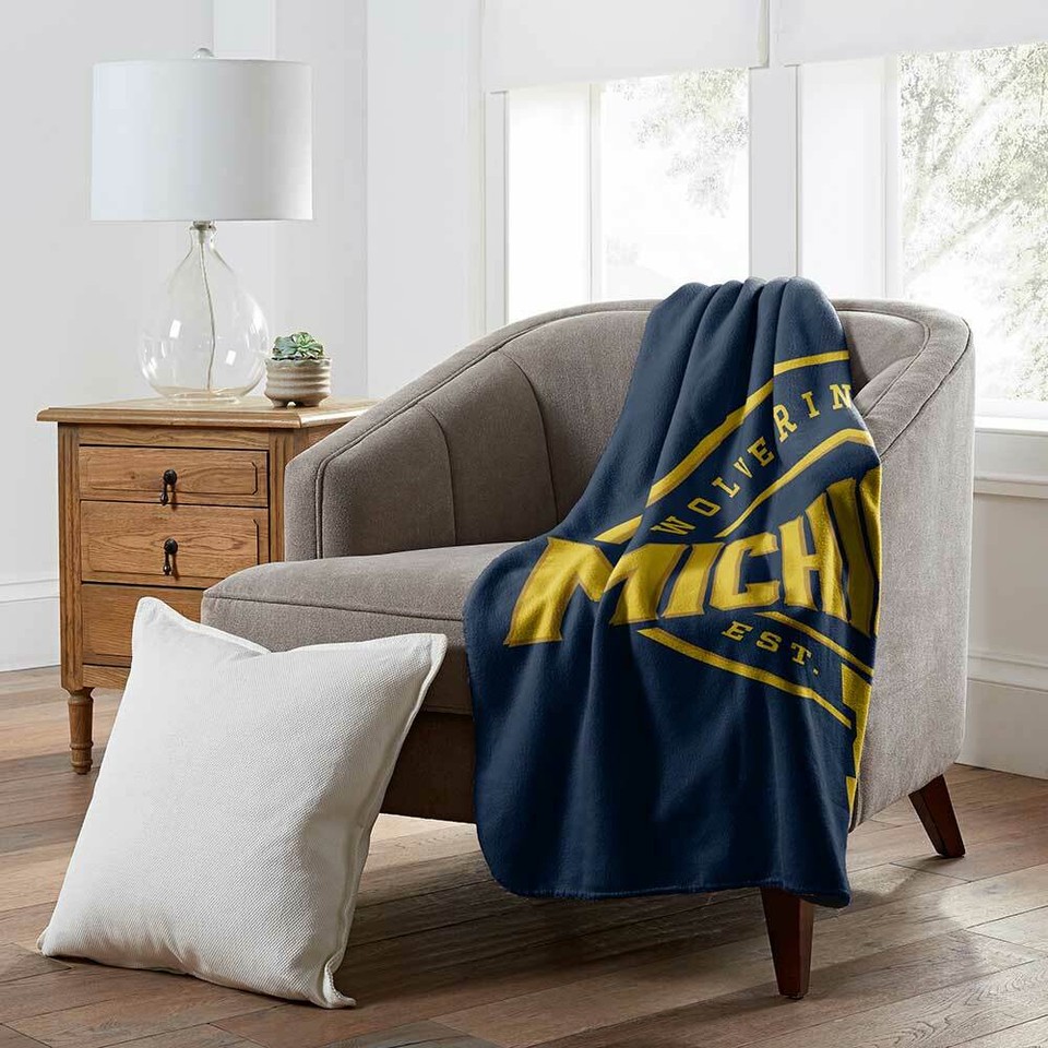 New NCAA College Football Teams New Logo Large Soft Fleece Throw ...
