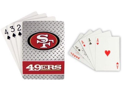 NFL San Francisco 49ers Playing Card (standard 52 Card Deck+ 2 Jokers ...