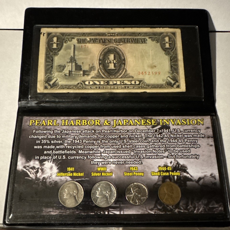 WW2 Occupation Money,Pearl Harbor,U.S.coins,Japanese Invasion Money,w ...