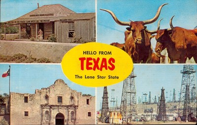 USA - Hello from TEXAS - The lone star state (E8479) | eBay