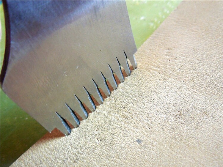 3mm French Style leather Craft Stitch Lacing Punch Chisel Tool Kit 2+5 ...