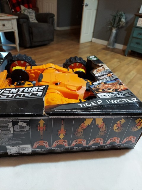 Adventure Force Tiger Twister Radio Controlled Stunt Vehicle Orange for ...