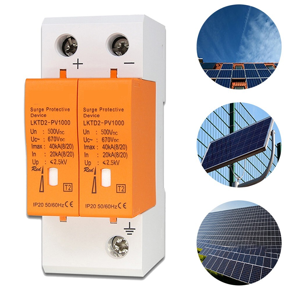 For PV Surge Protector Reliable Electrical Conductivity 2P DC500V 40KA | eBay Australia