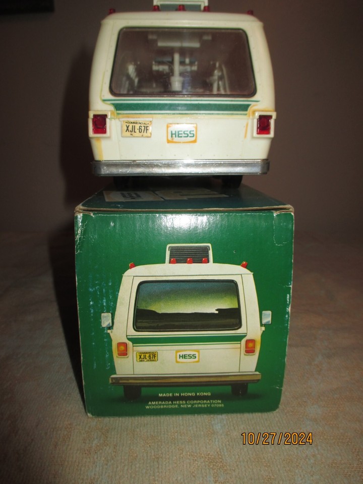 1978 HESS Training Van in Original Box 1 | eBay