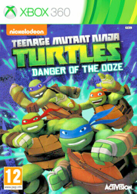 Xbox 360 Kids Game Teenage Mutant Ninja Turtles Danger of the Ooze PAL ...