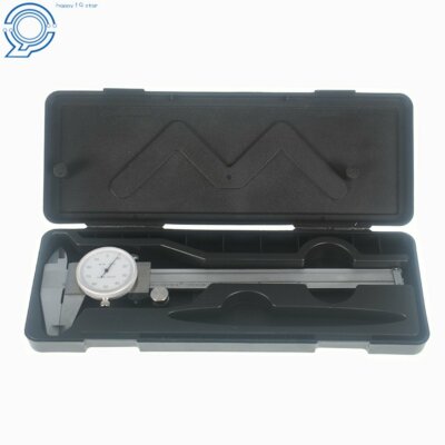 6 Inch Dial Caliper Stainless Steel Shockproof Gauge 0.001" Of One Inch ...